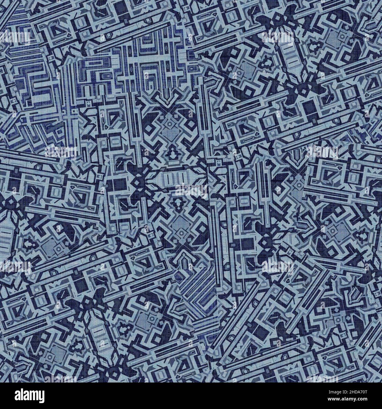 Grunge denim random geometric acid wash seamless texture material ...