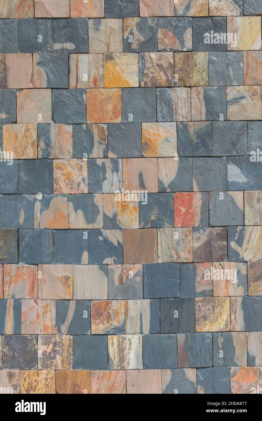 Pattern of stone wall use for background Stock Photo - Alamy