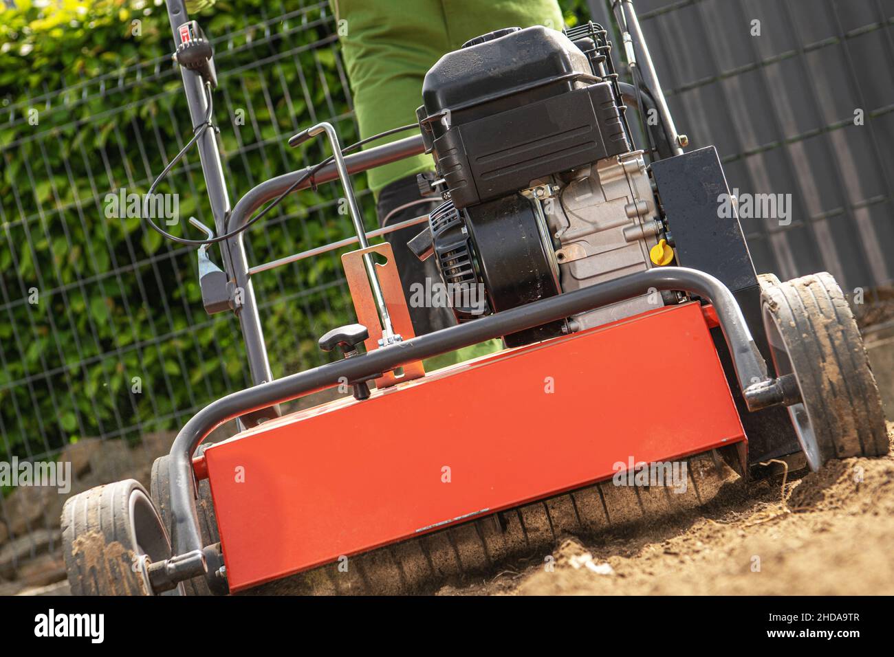 Lawn Aeration and Preparing Ground For Grass Turfs Installation ...