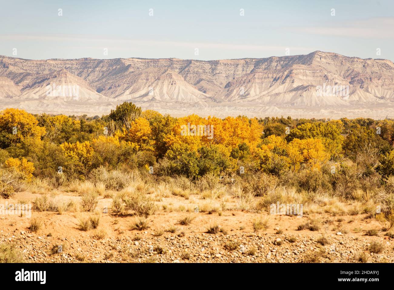 Scenic Grand Junction Western Colorado Landscape During October Fall ...