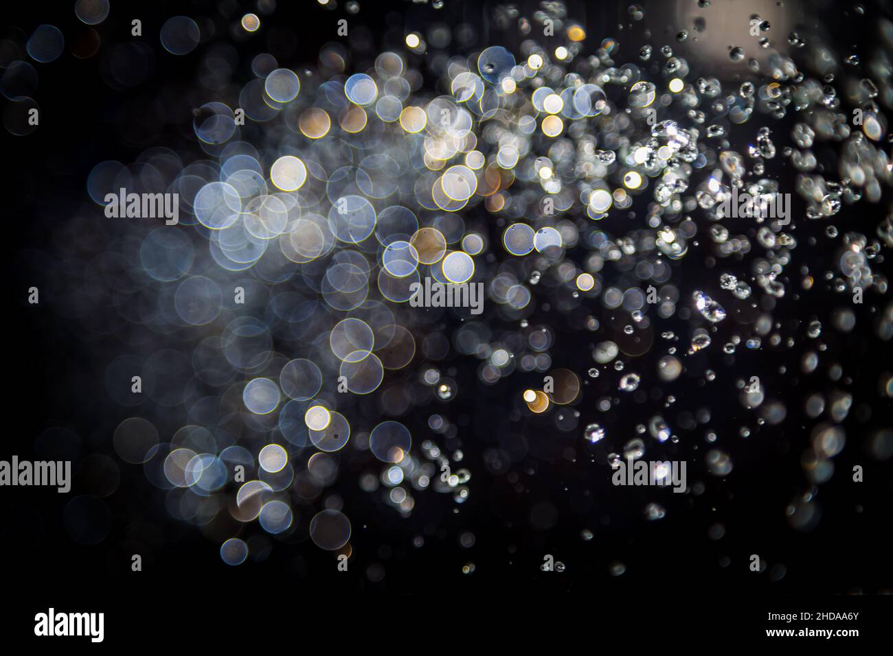 bokeh of water fly and lights background Stock Photo - Alamy
