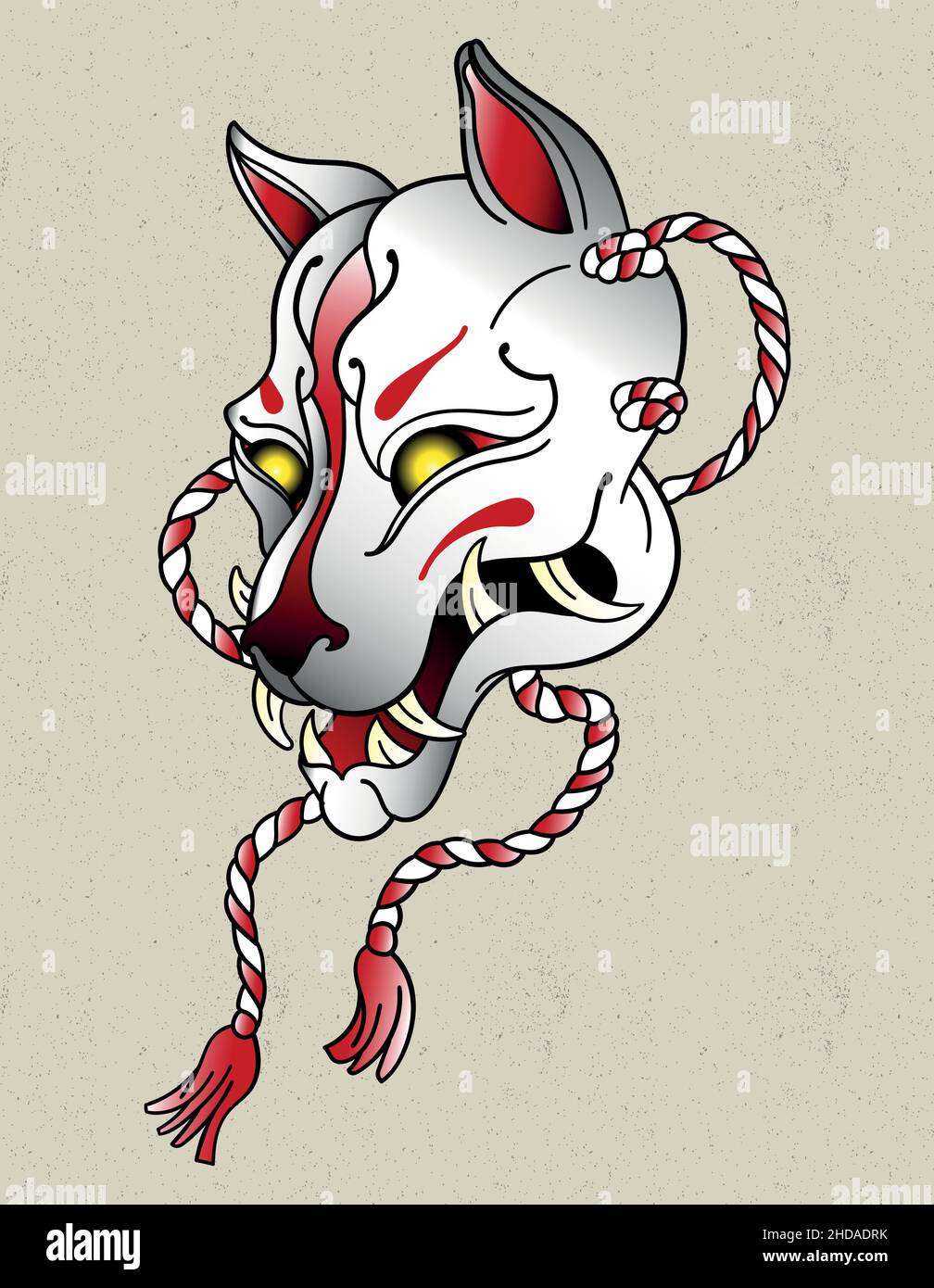 Kitsune mask hi-res stock photography and images - Alamy