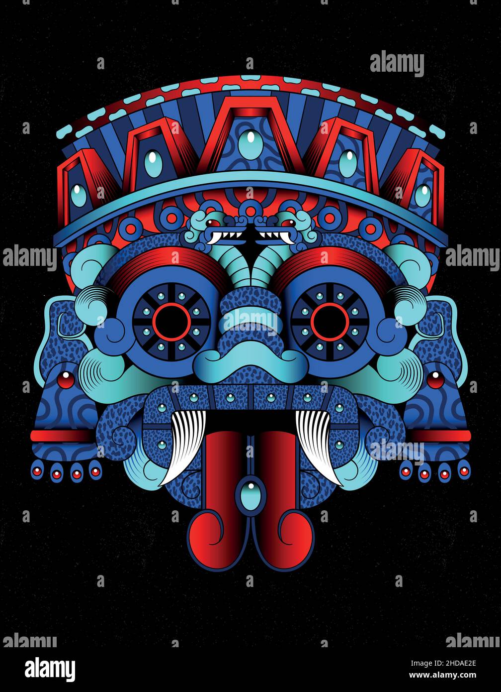 Tláloc Stock Vector Images - Alamy