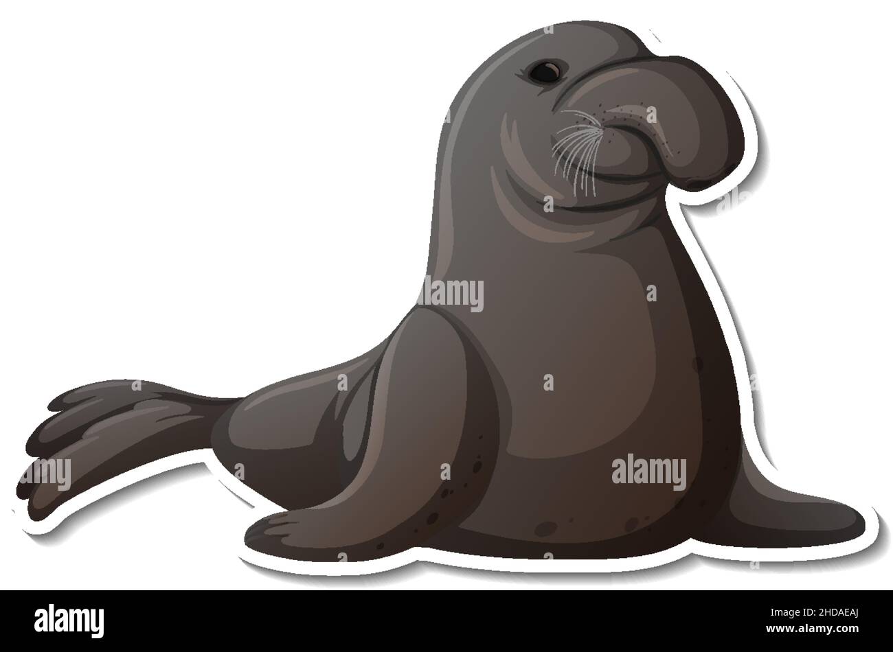 Cute Manatee Cartoon