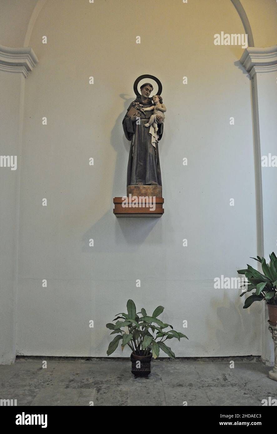 Church of santa maria and san nicolas in calella hi-res stock ...