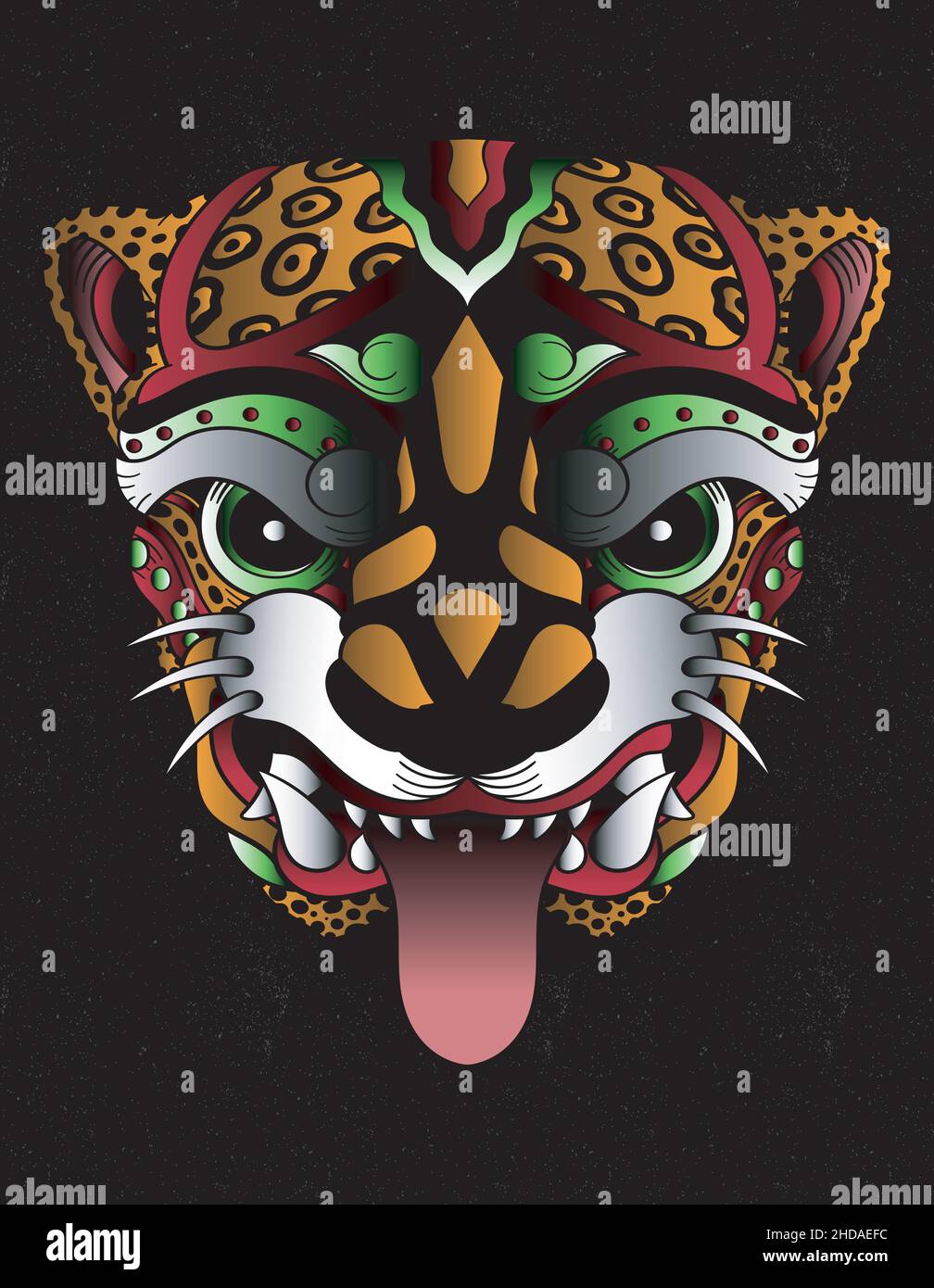 Aztec Giraffe Tattoo