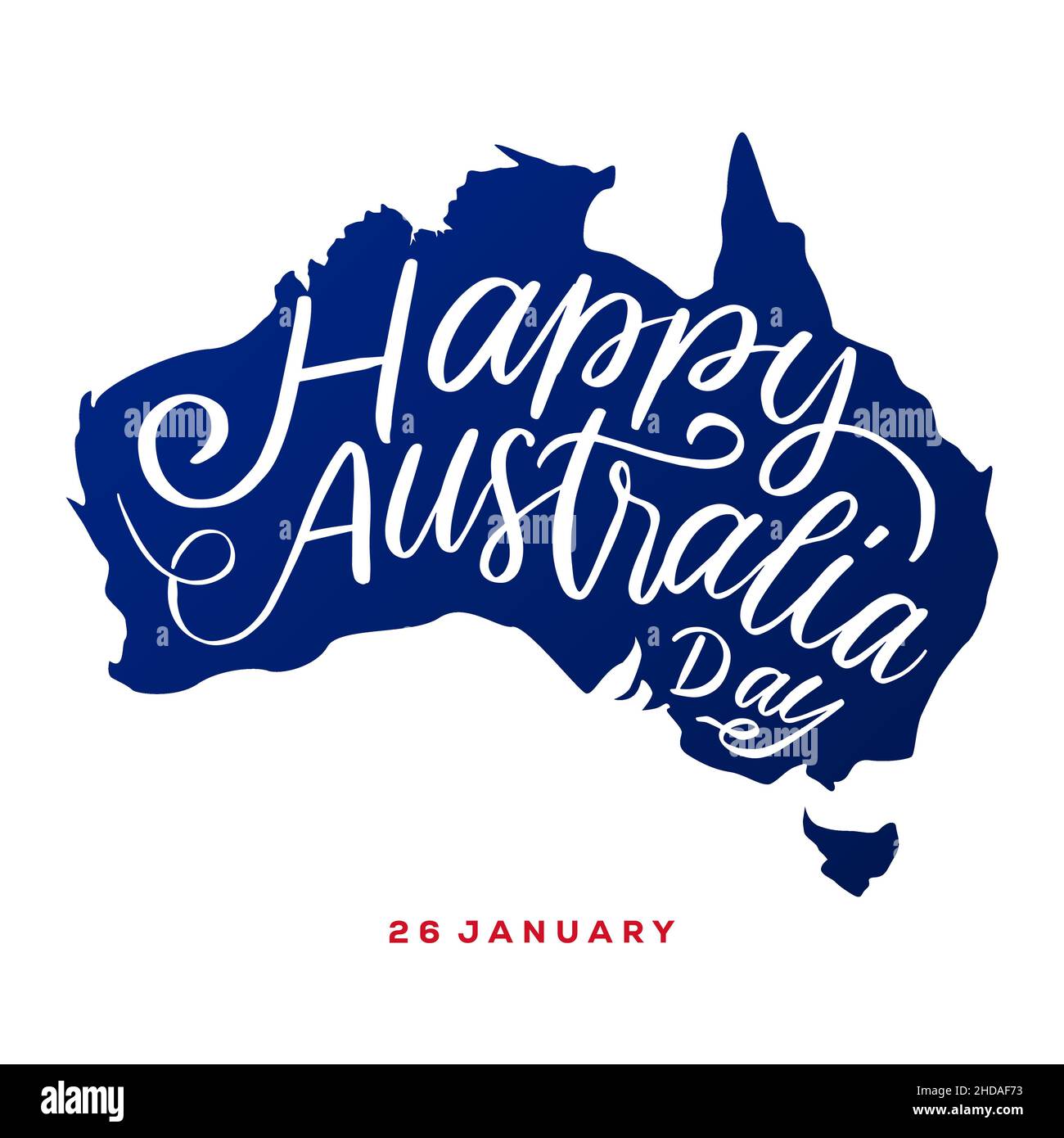 Australia flag on hand Stock Vector Images - Alamy