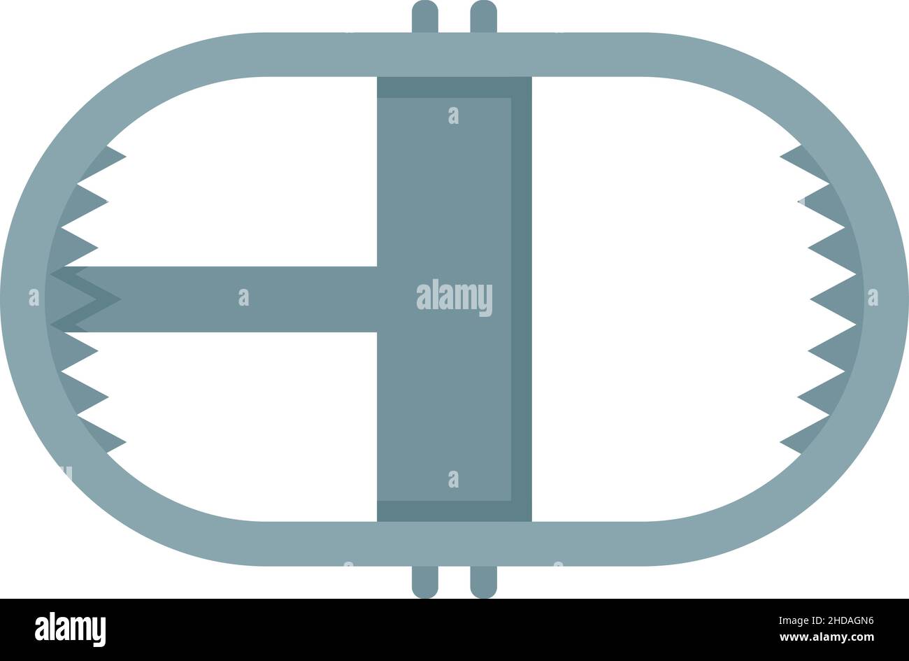 Bear trap icon vector vectors hi-res stock photography and images - Alamy