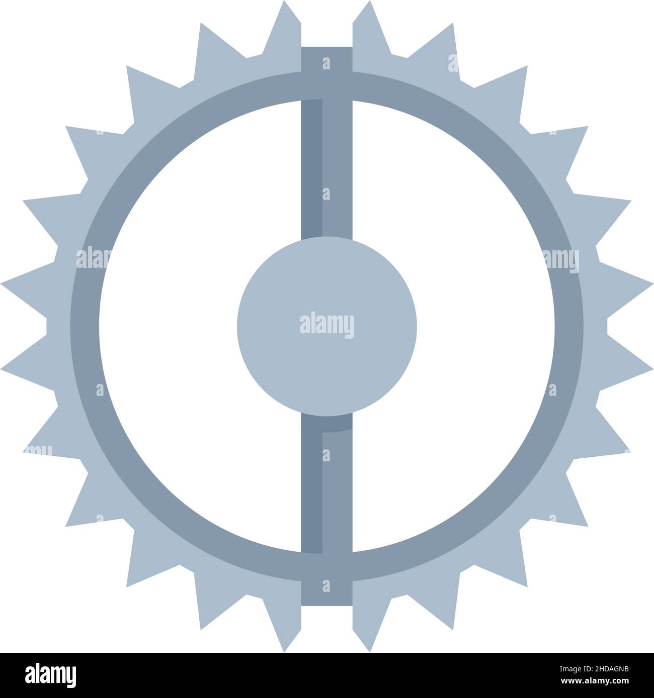 Round animal trap icon. Flat illustration of Round animal trap vector ...