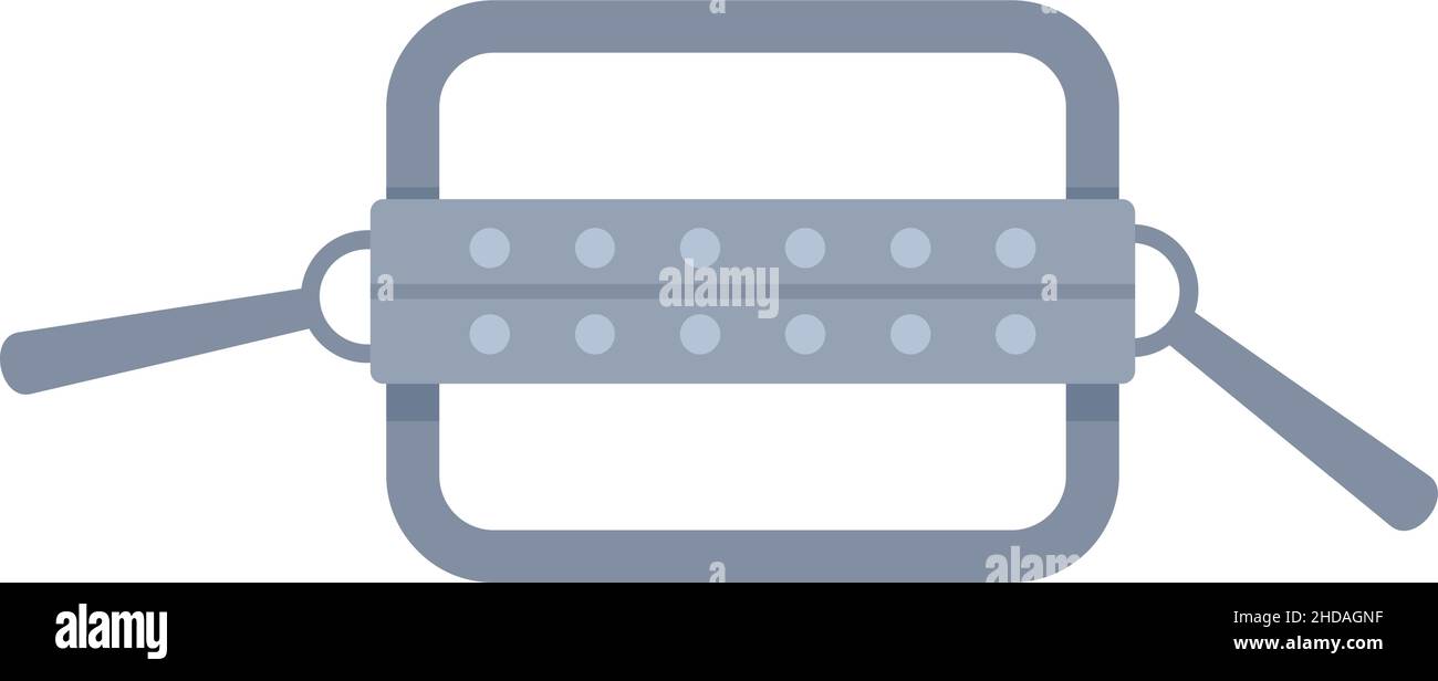 Hunting animal trap icon. Flat illustration of Hunting animal trap ...