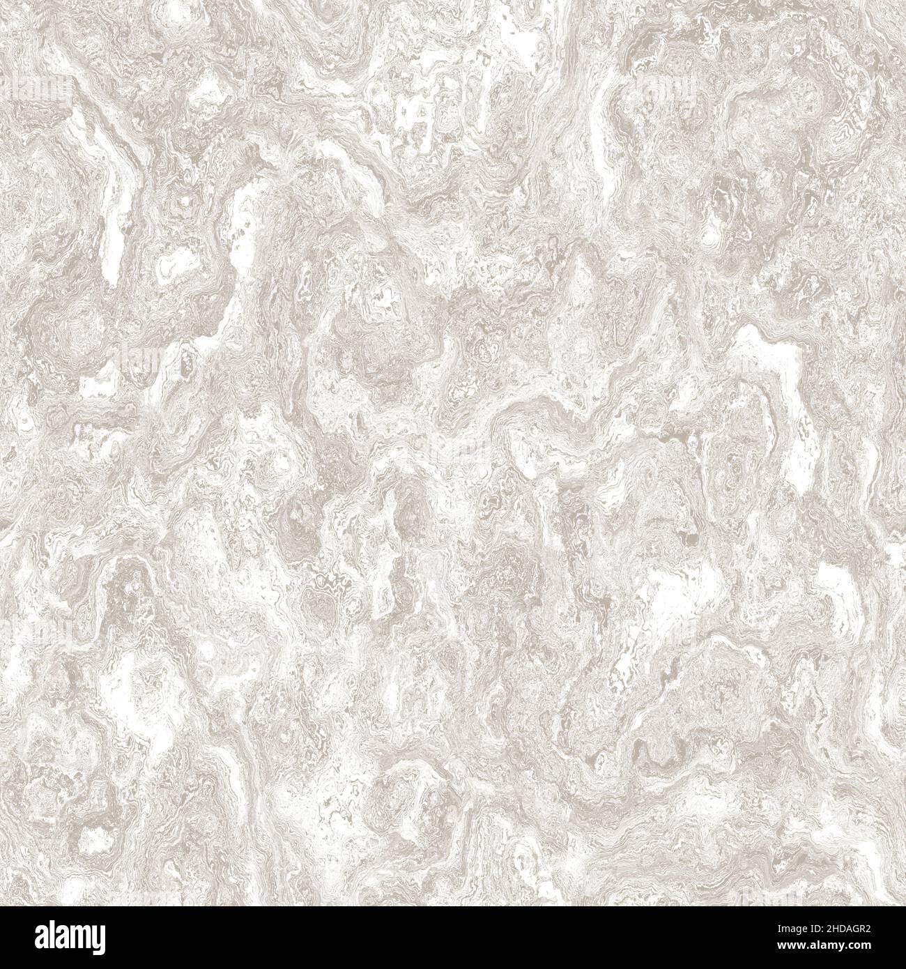 White tonal marbled seamless texture. Irregular pale ink blotch paint ...
