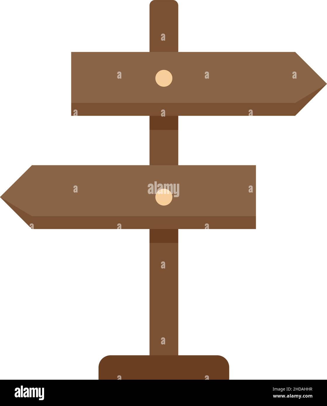 Sign board icon. Flat illustration of Sign board vector icon isolated ...