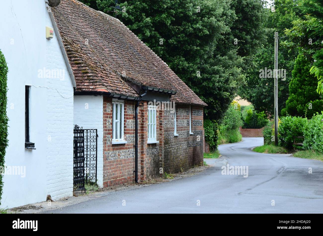Shroton or Iwerne Courtney in north Dorset, England, UK Stock Photo - Alamy