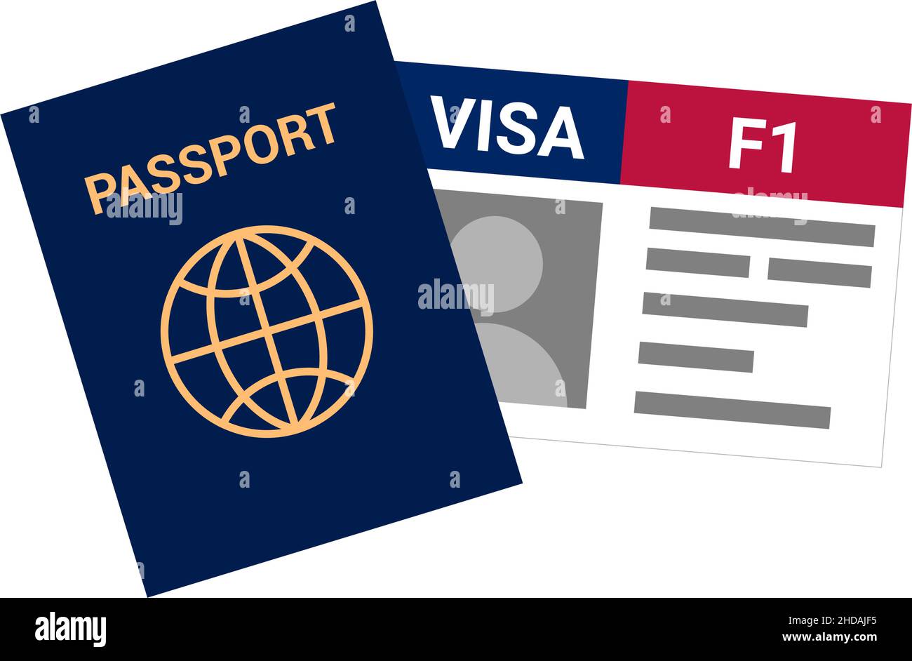 Nonimmigrant visa application Cut Out Stock Images & Pictures - Alamy