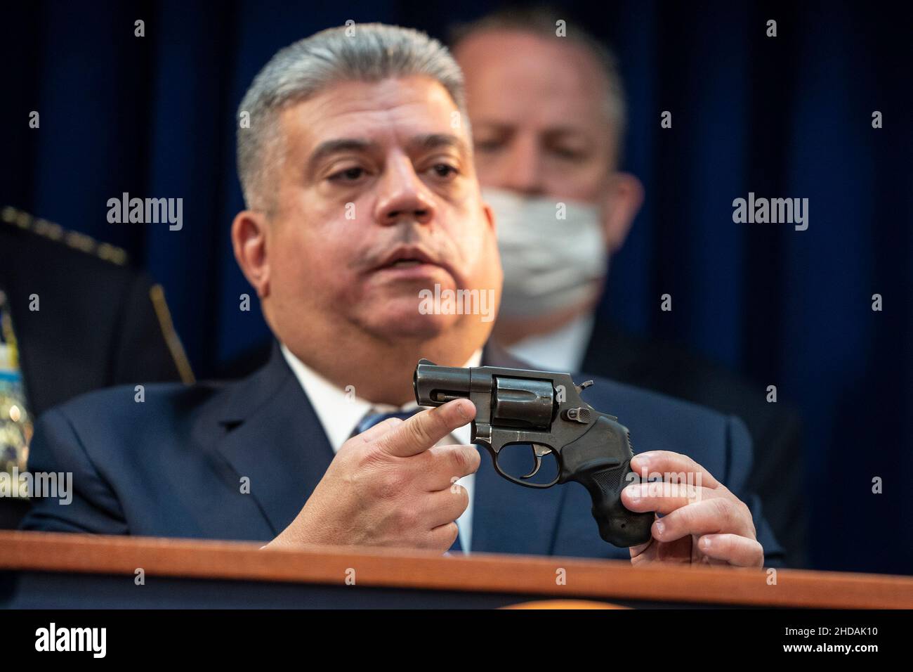 New York, US, 04/01/2022, Brooklyn District Attorney Eric Gonzalez ...