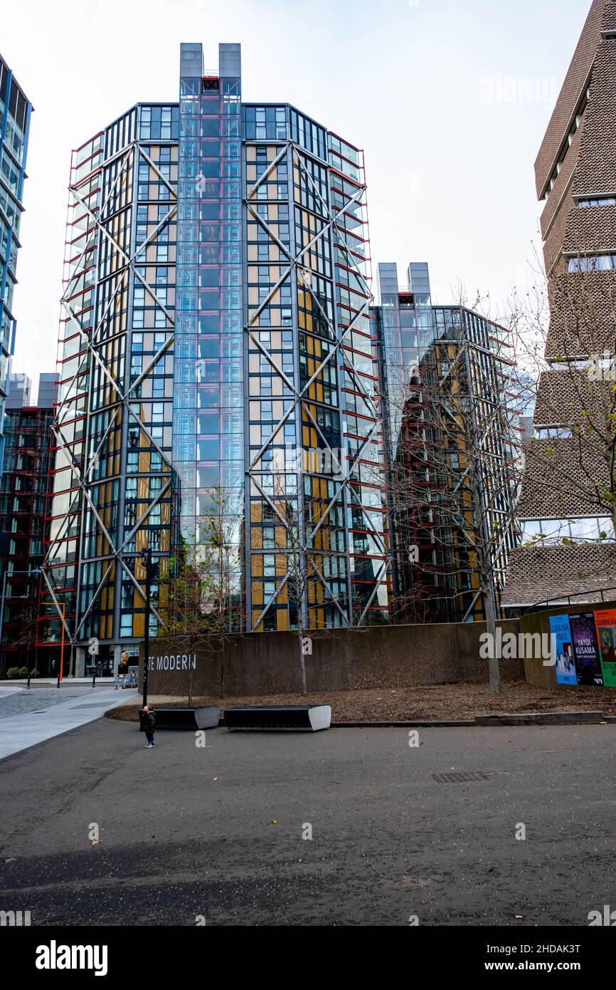 London England UK January 02 2022, Modern Architecture High Rise ...