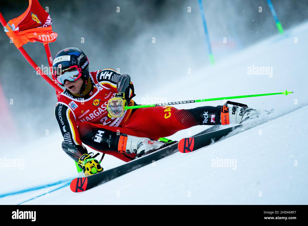 Alta Badia, Italy. 19 December 2021. PHILP Trevor (CAN) competing in ...