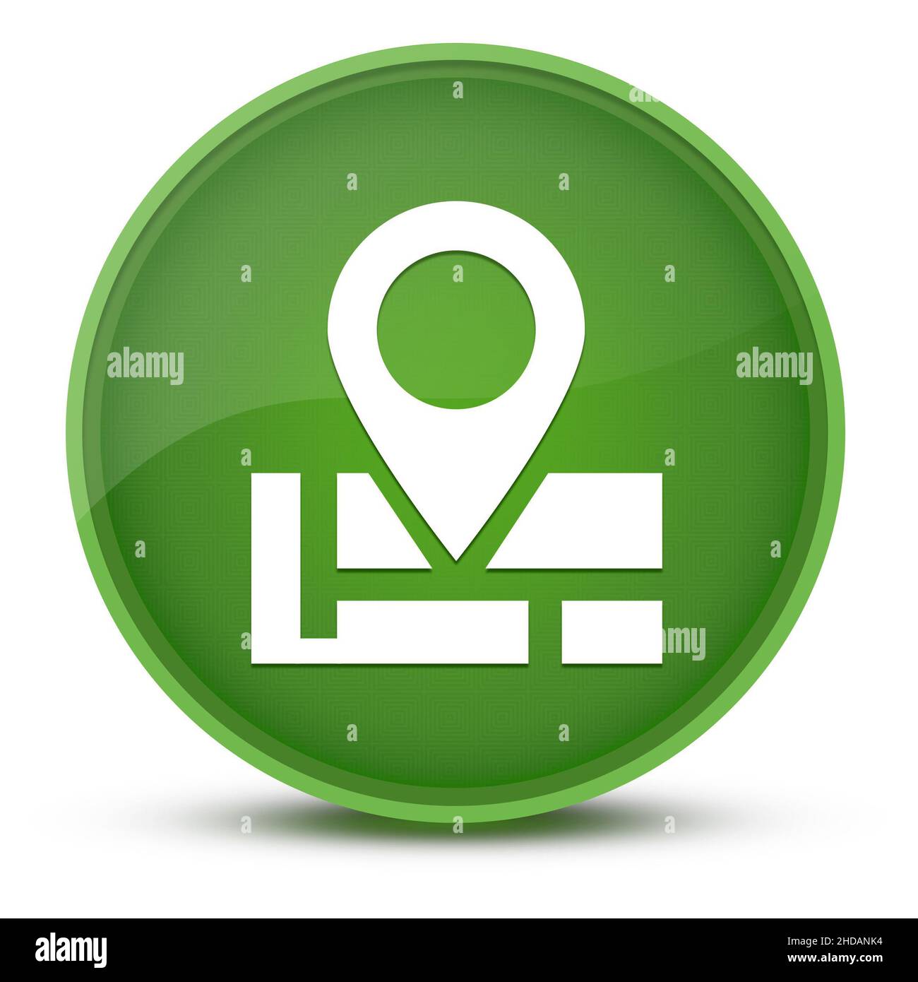 Address luxurious glossy green round button abstract illustration Stock ...