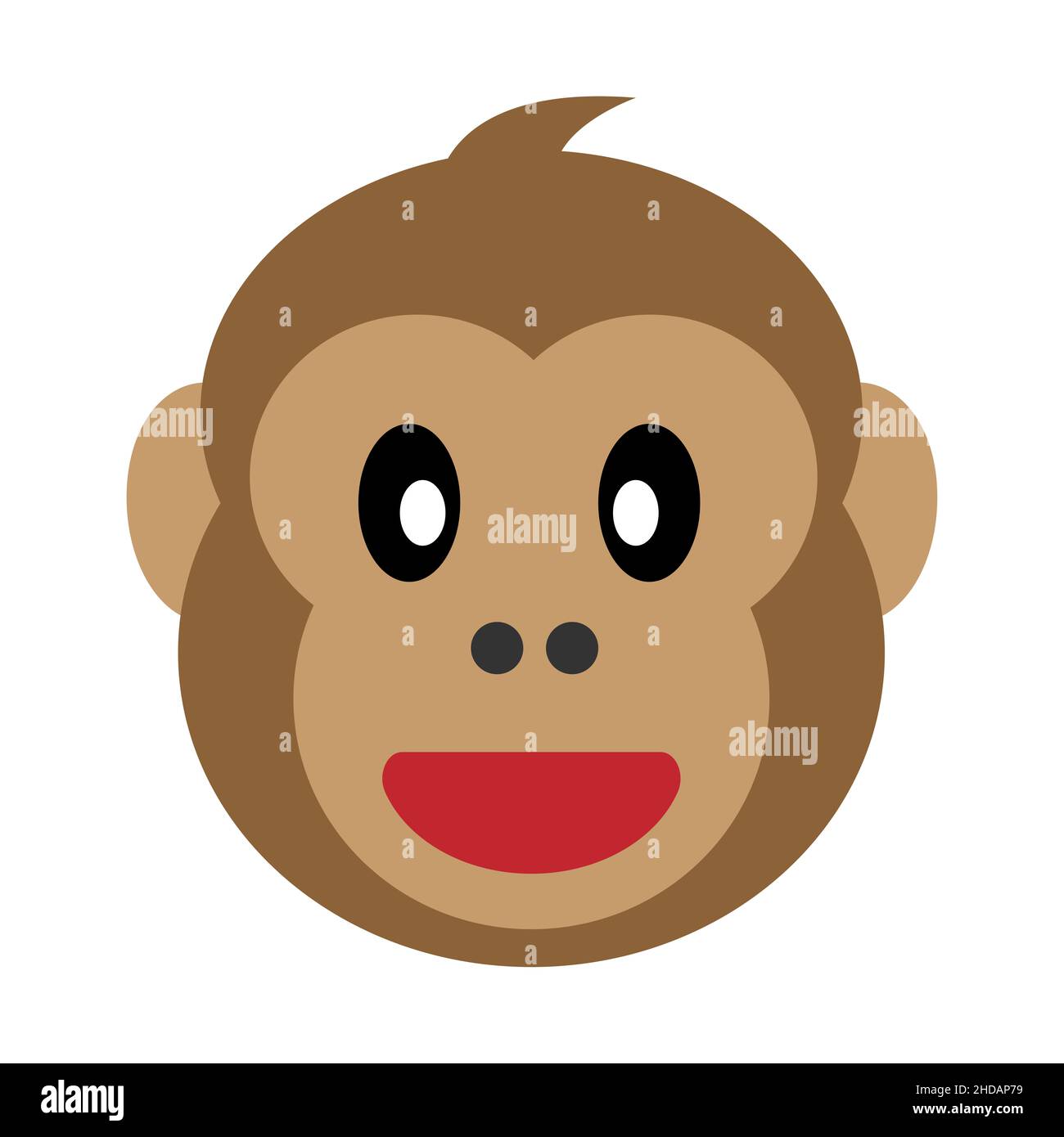 Monkey illustration Cut Out Stock Images & Pictures - Alamy