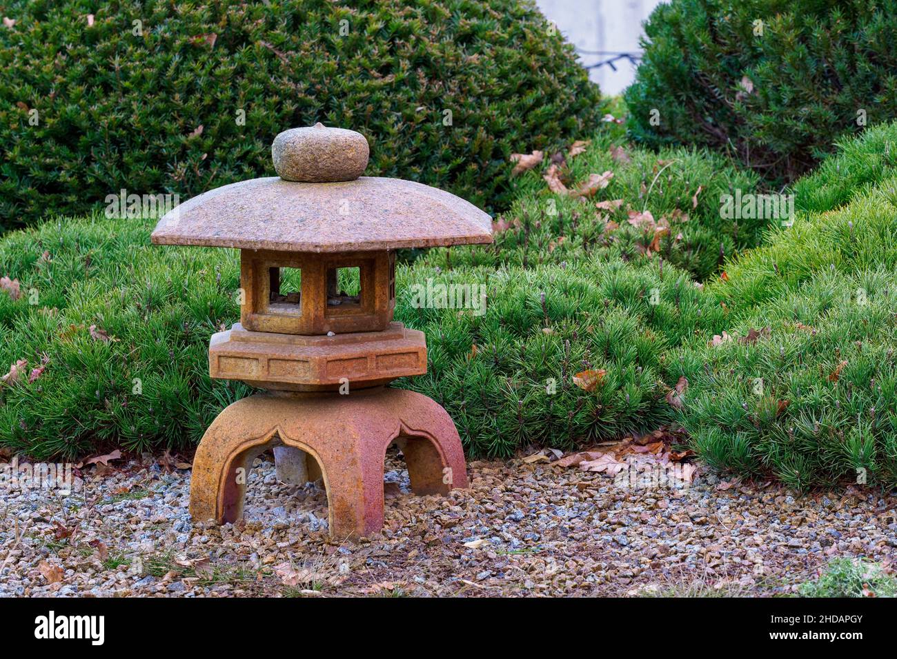 Ceramic pagoda in japanese garden Stock Photo - Alamy