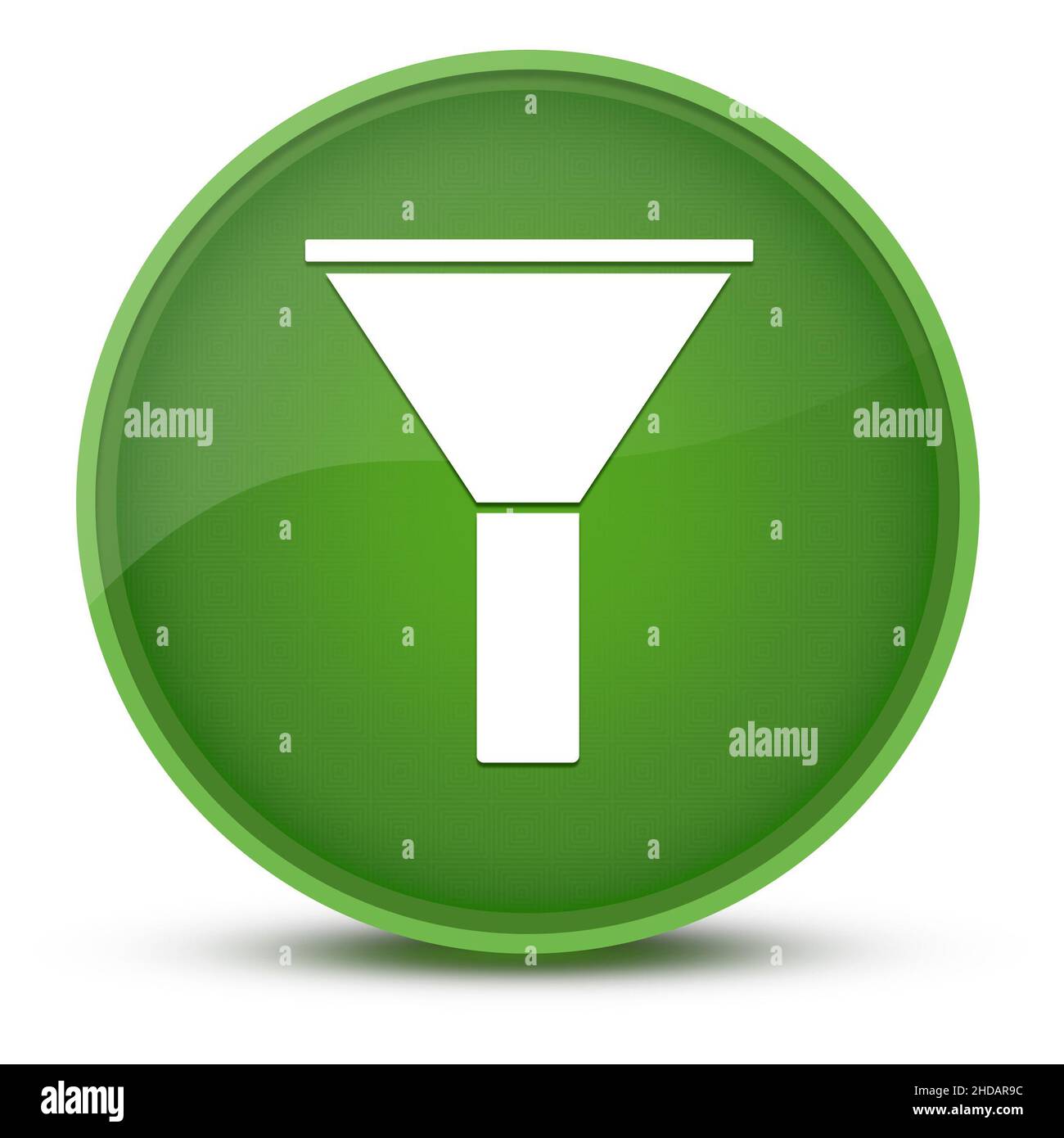 Filter luxurious glossy green round button abstract illustration Stock ...