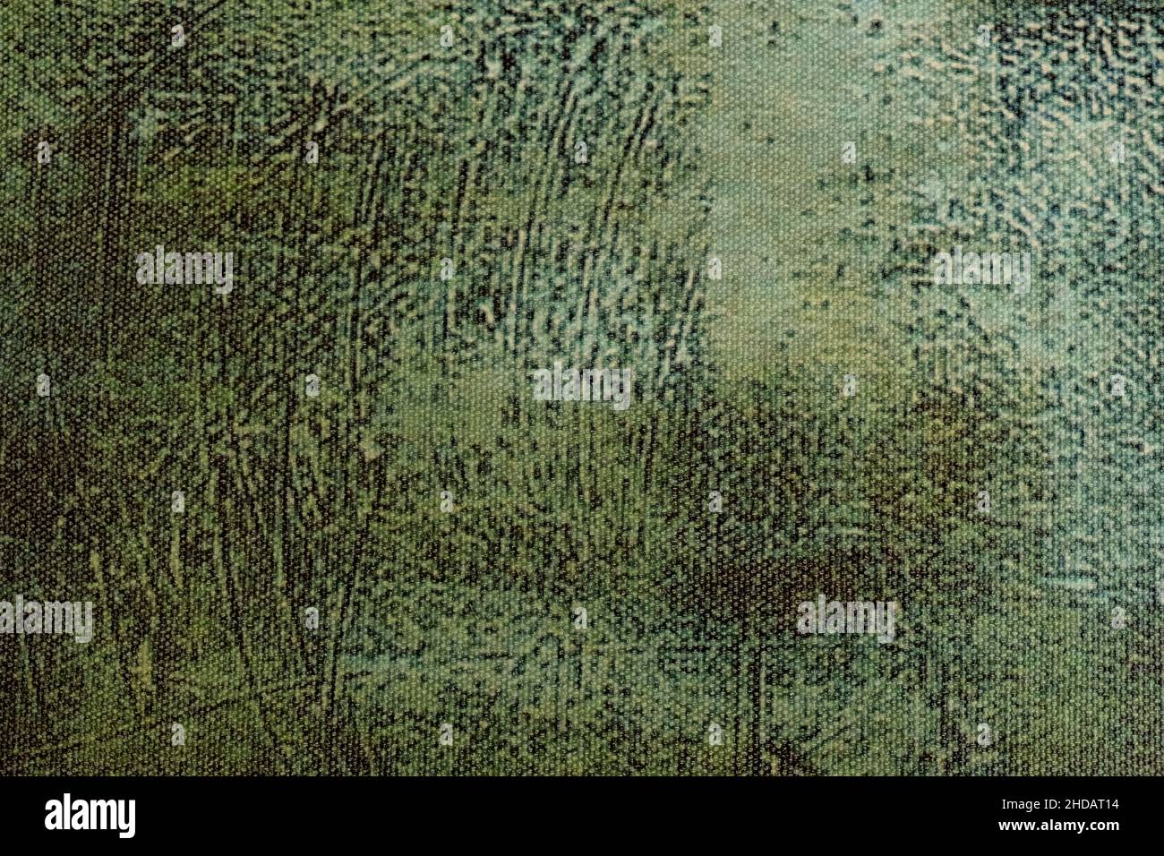Abstract art background dark green and olive colors. Watercolor ...