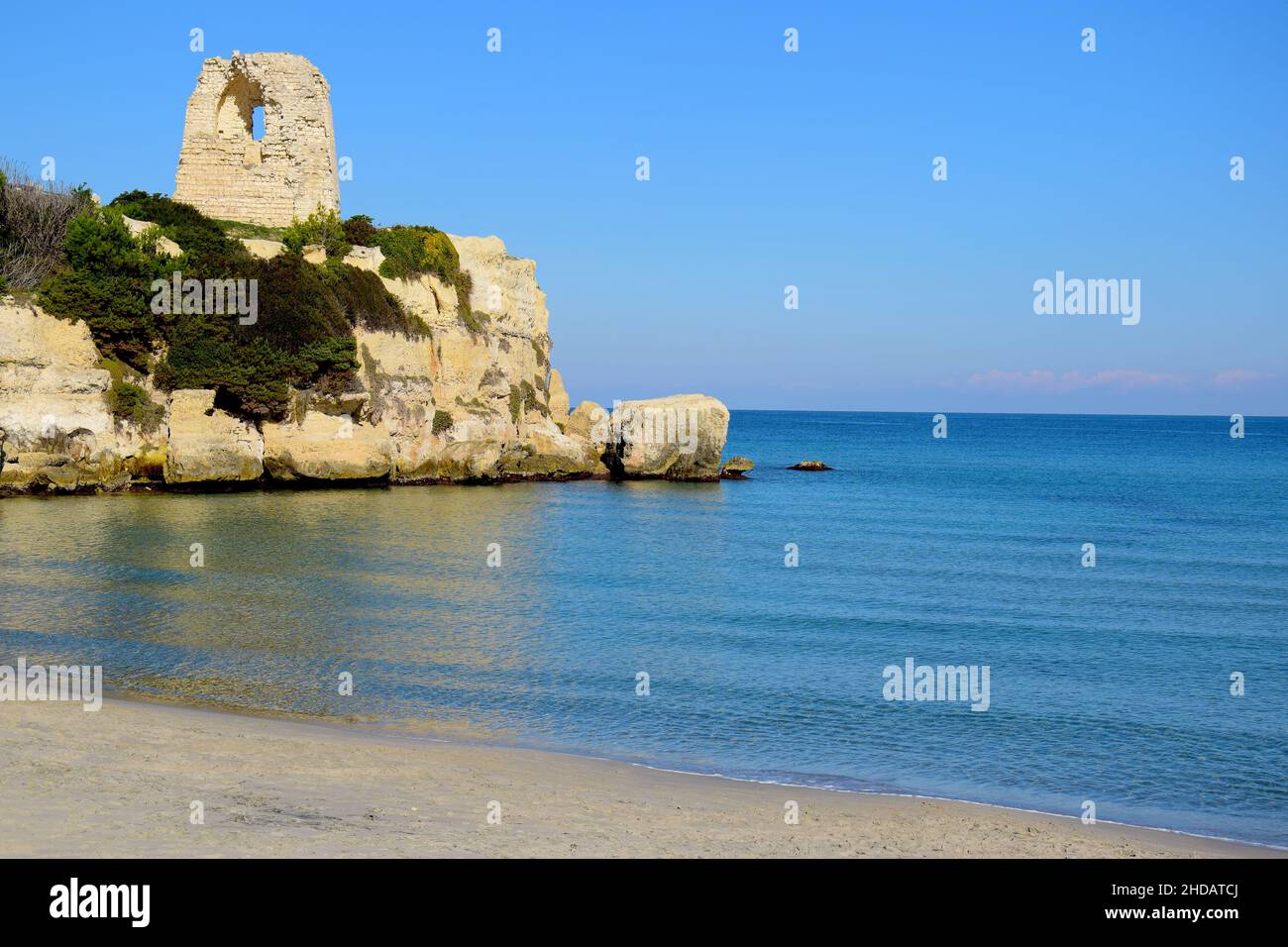 beach scene in Salento Stock Photo - Alamy