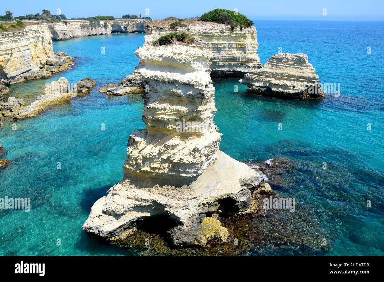 Malta scenic ocean view with rock formation hi-res stock photography ...