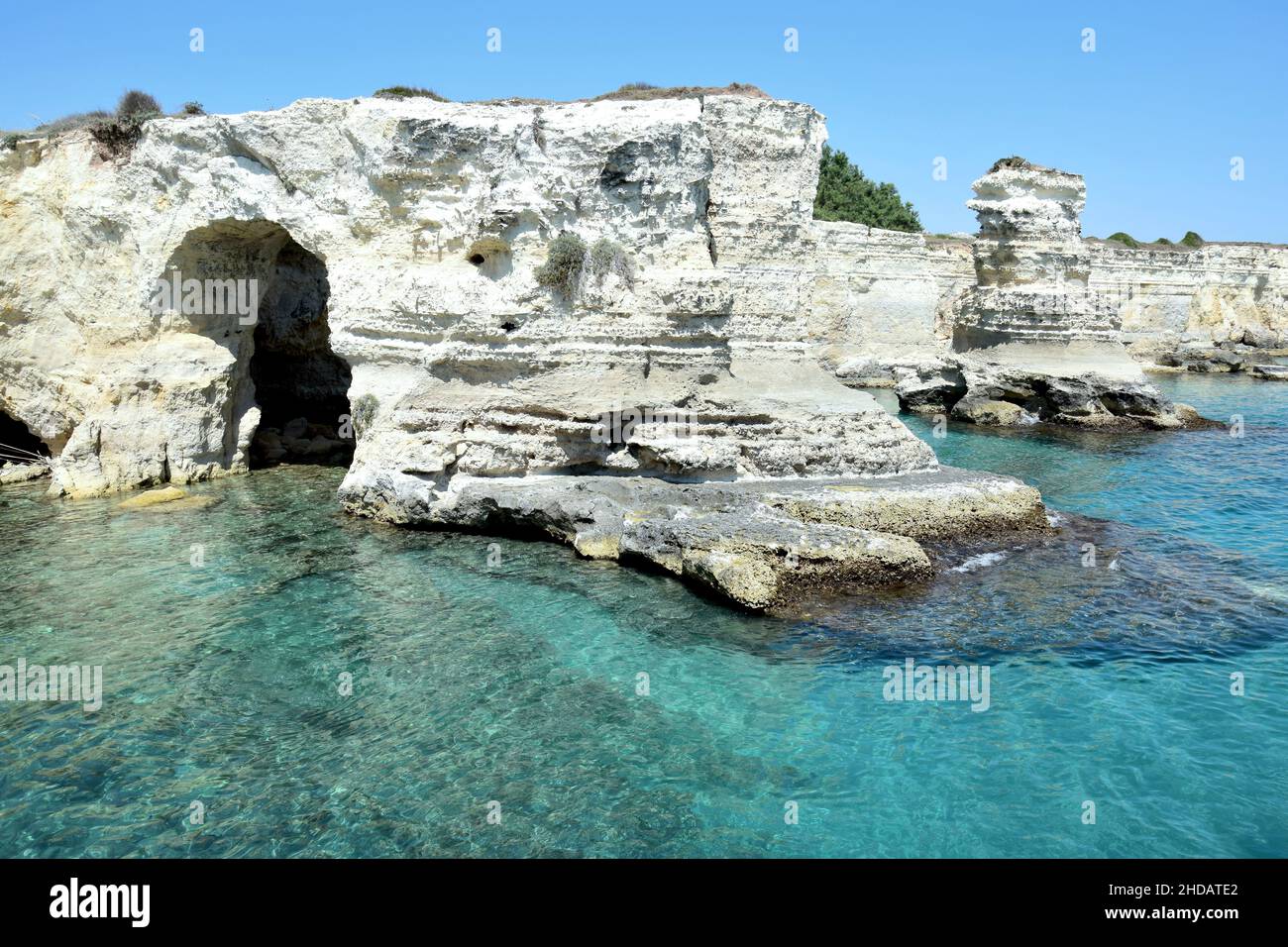Malta scenic ocean view with rock formation hi-res stock photography ...