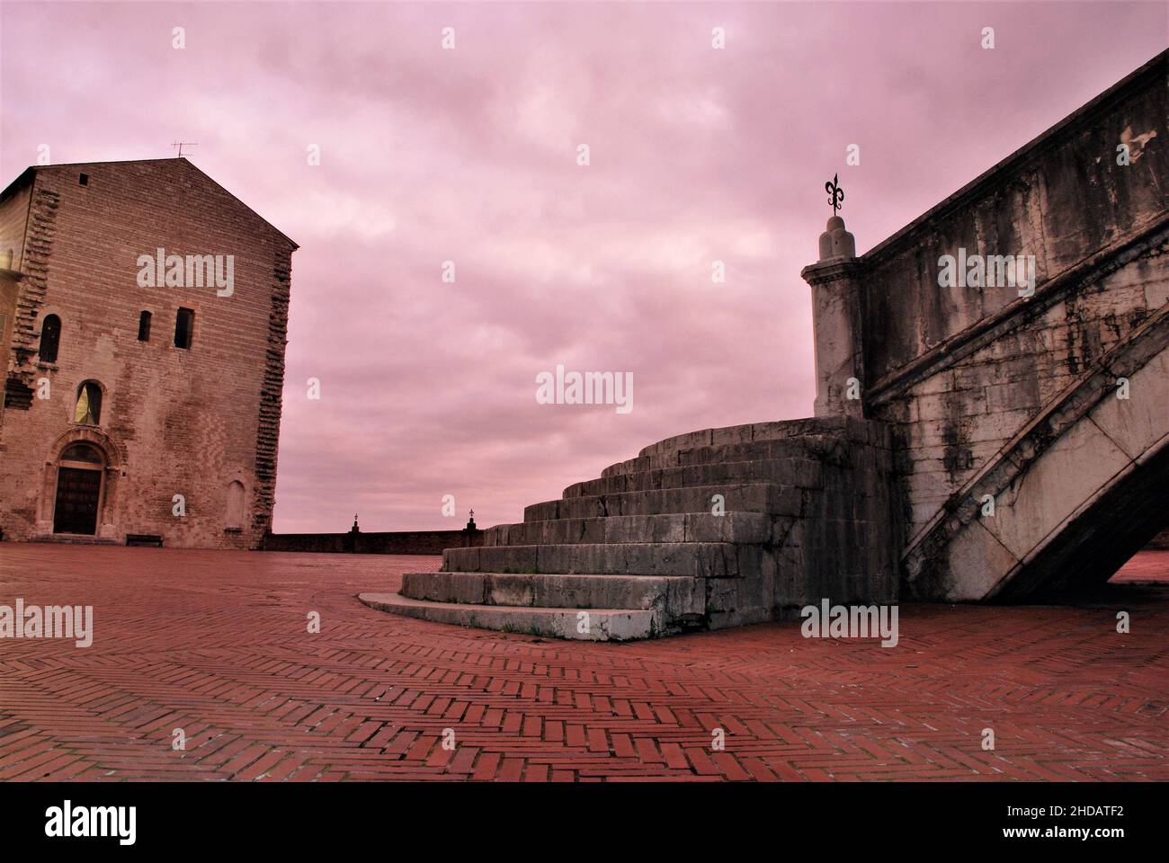 Medieval town Architecture Stock Photo - Alamy