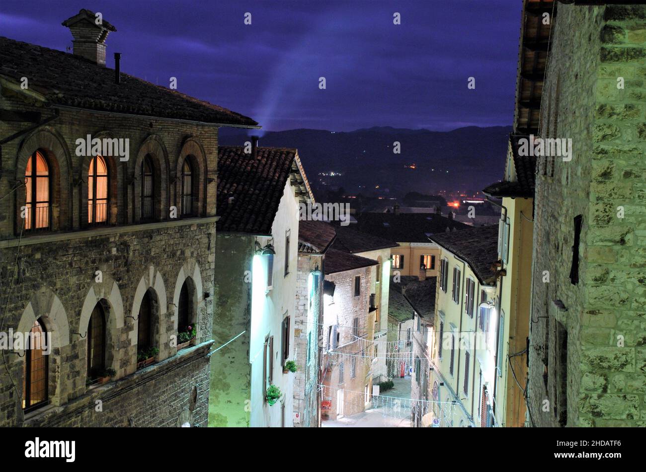 Medieval town Architecture Stock Photo - Alamy