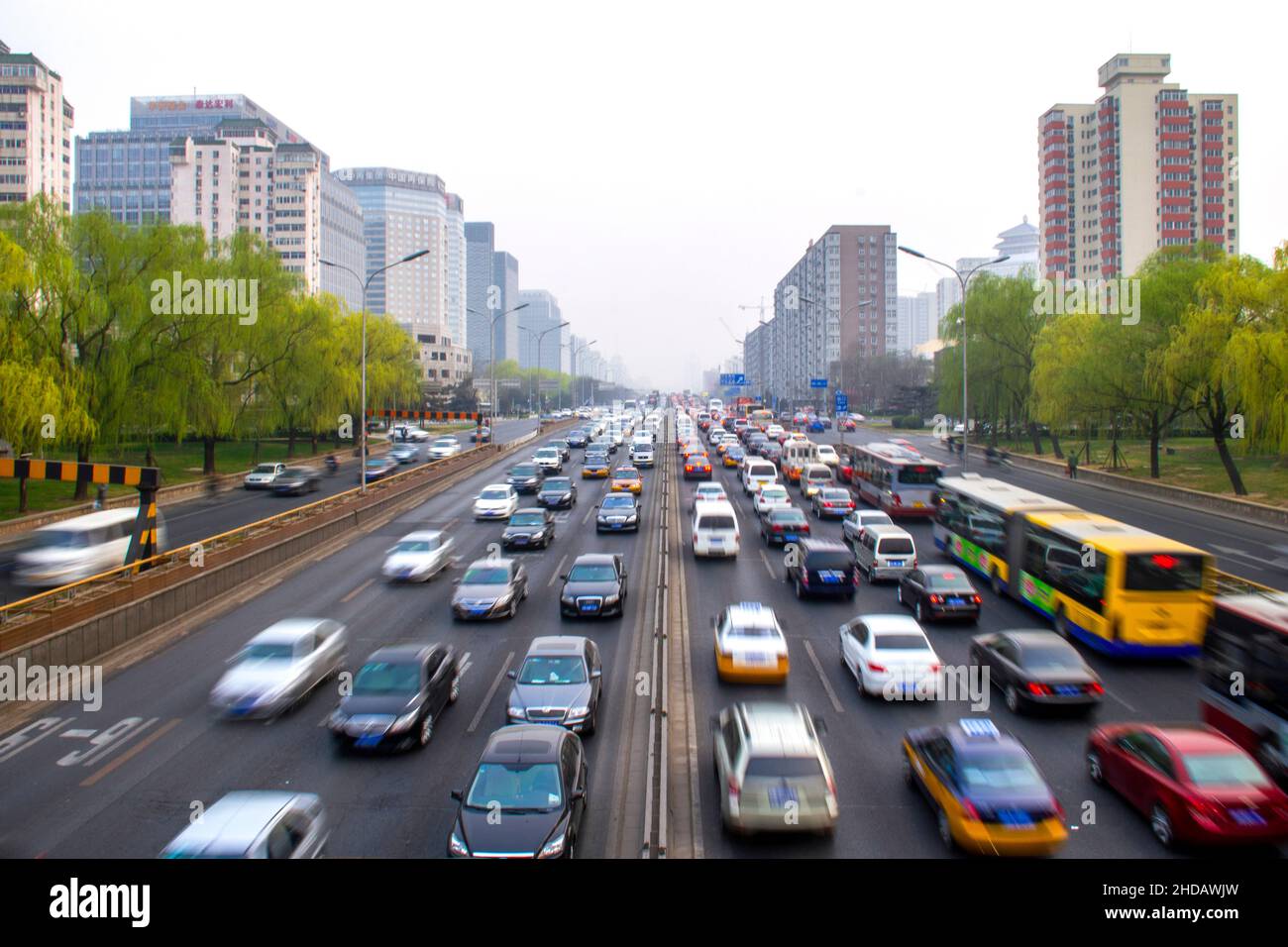 Beijing china traffic freeway hi-res stock photography and images - Alamy