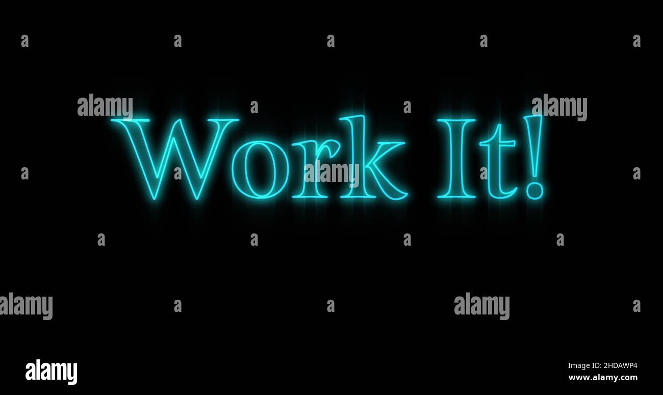 Blue orange neon sign hi-res stock photography and images - Alamy