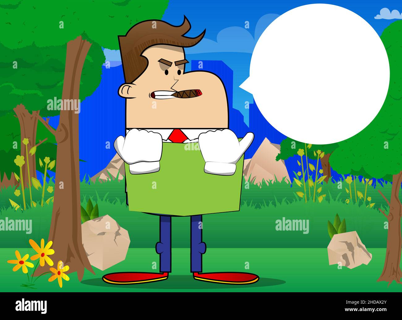 Hiding at work office Stock Vector Images - Alamy