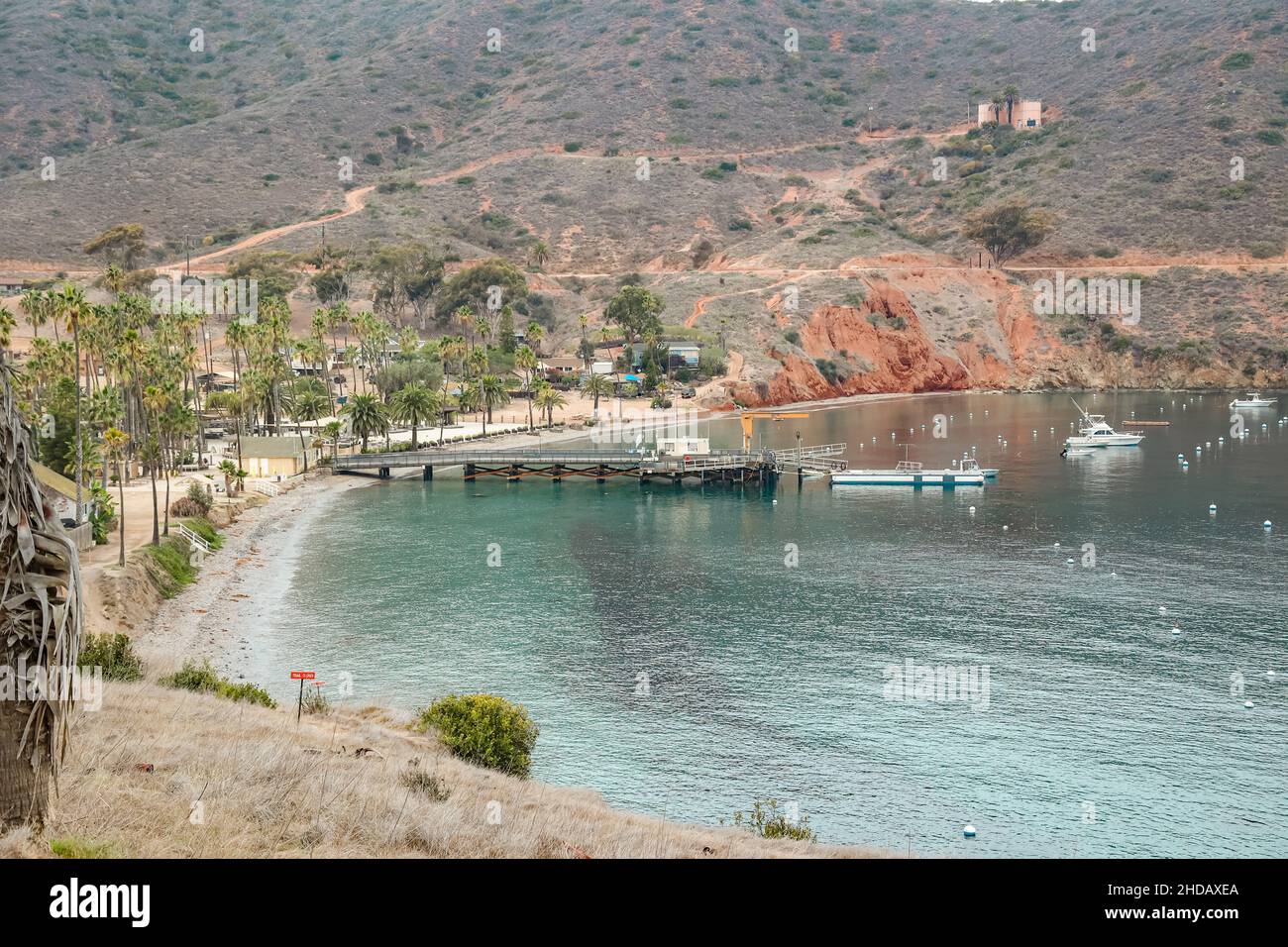 Catalina island aerial hi-res stock photography and images - Alamy