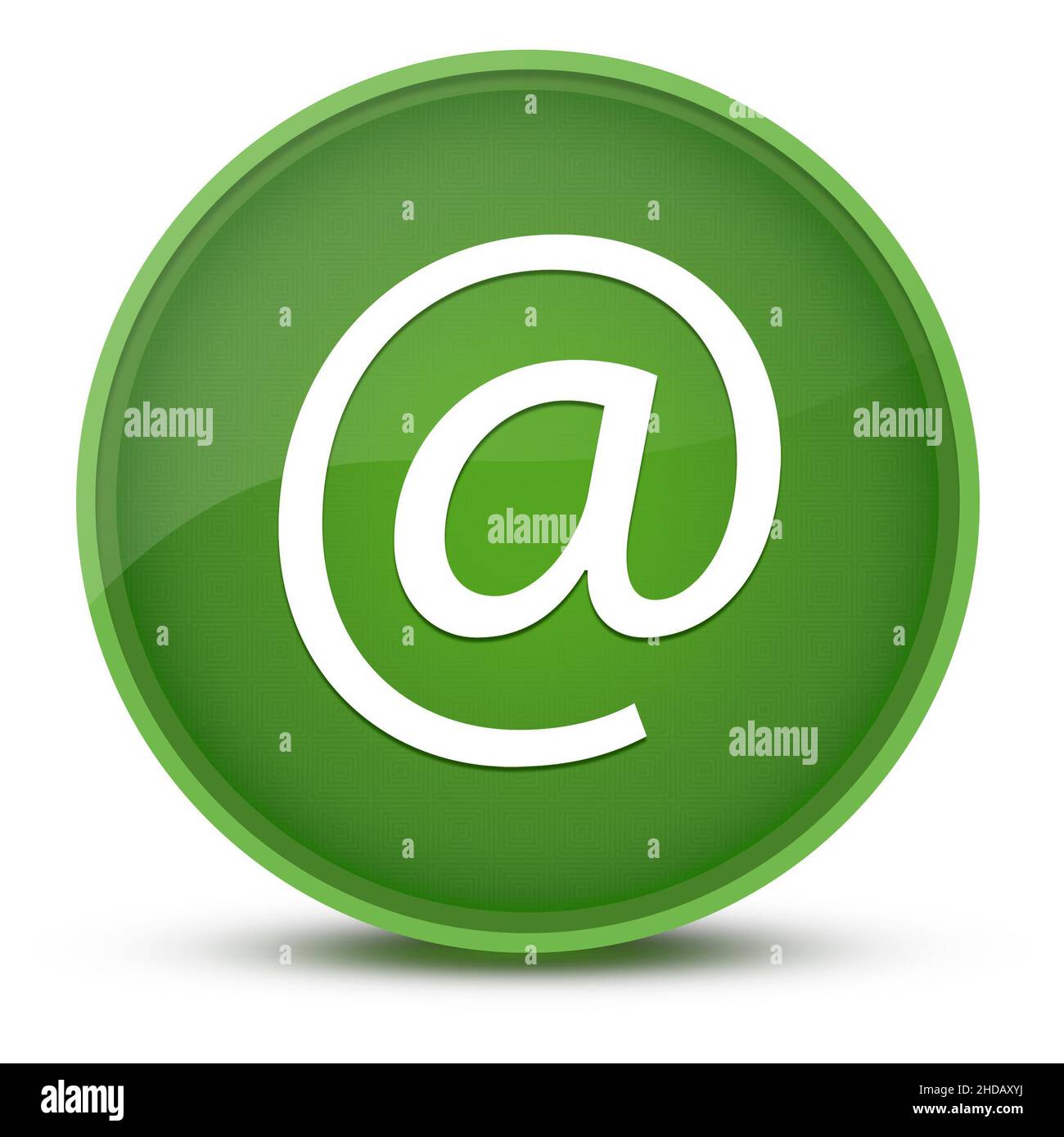 Email address luxurious glossy green round button abstract illustration ...