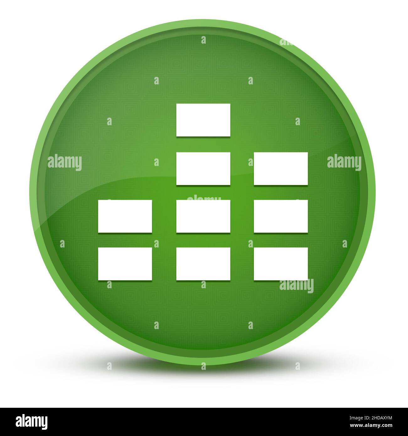 Equalizer luxurious glossy green round button abstract illustration ...