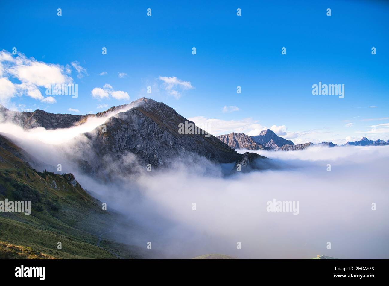 Beautiful alpine landscape in Bavaria and Austria Stock Photo - Alamy
