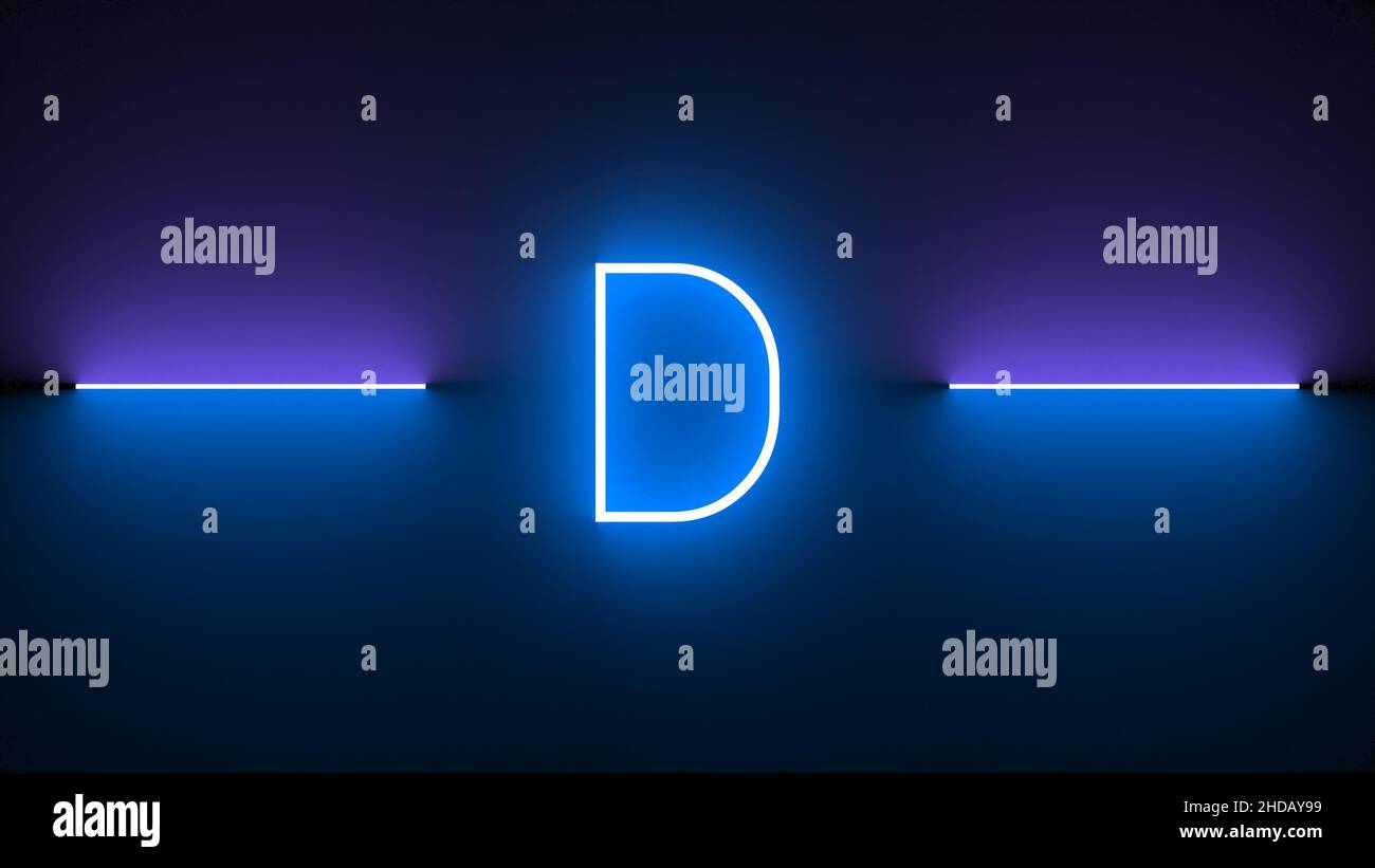 Illuminated letter d hi-res stock photography and images - Alamy