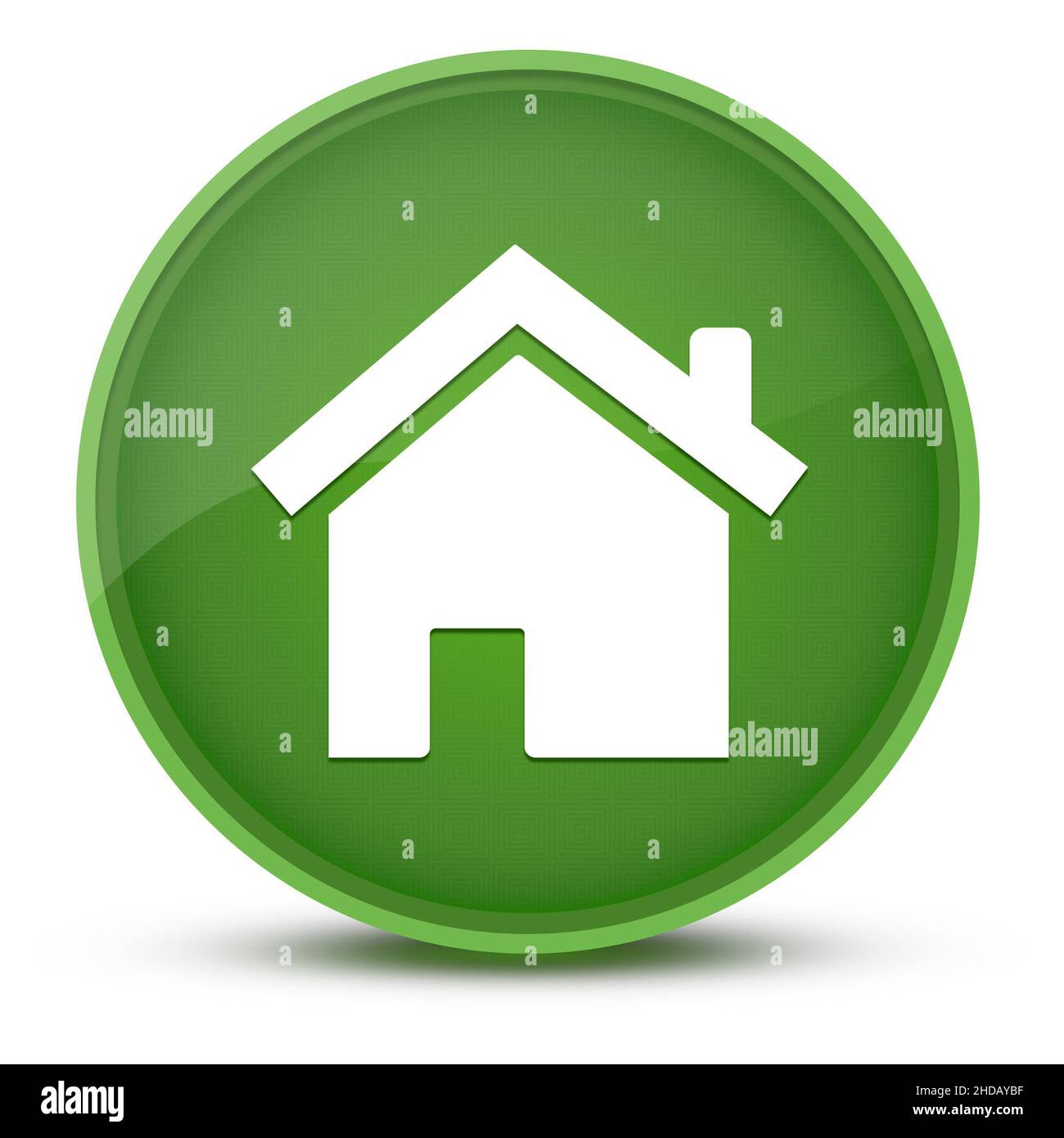 Home luxurious glossy green round button abstract illustration Stock ...