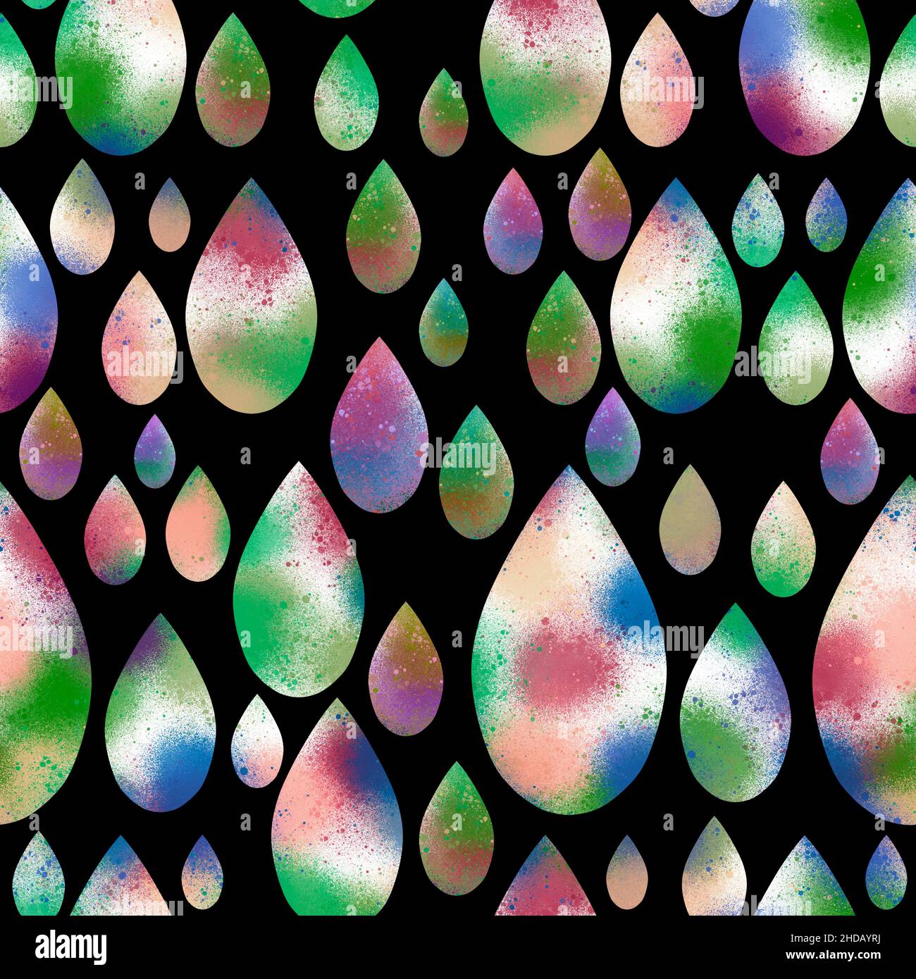 Seamless rain water drops pattern for fabrics and textiles and linens ...