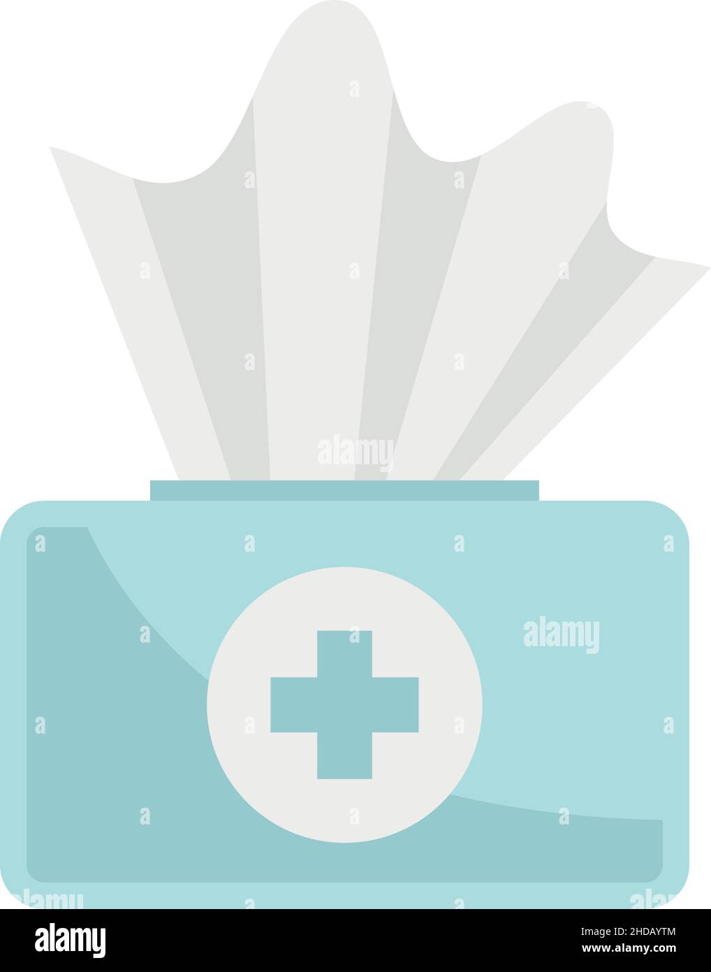 Antiseptic medical napkin icon. Flat illustration of Antiseptic medical ...