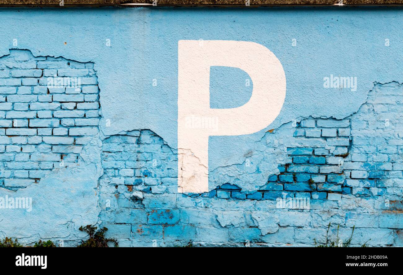 Destroyed parking sign hi-res stock photography and images - Alamy