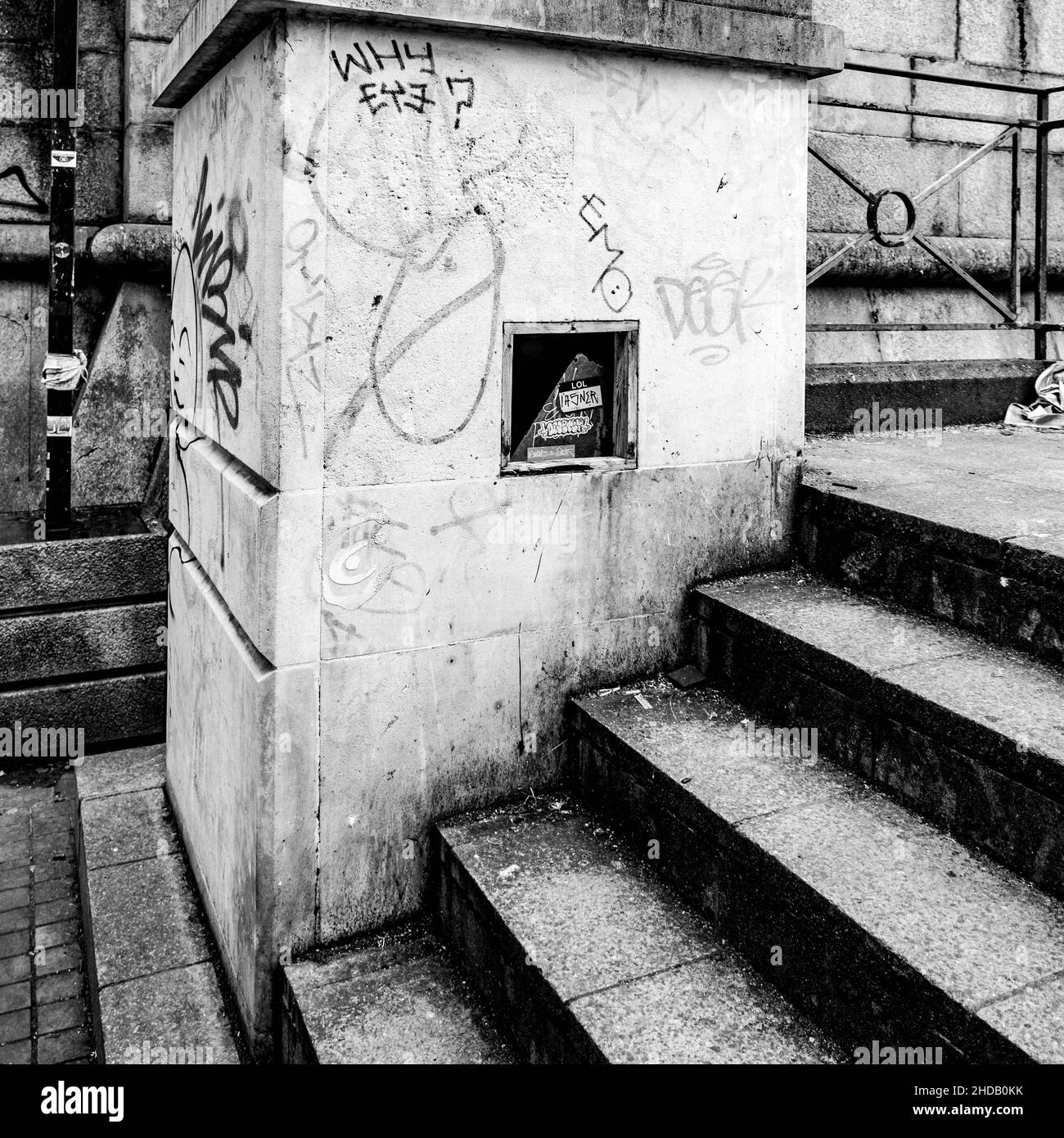 London bridge stairs Black and White Stock Photos & Images - Alamy