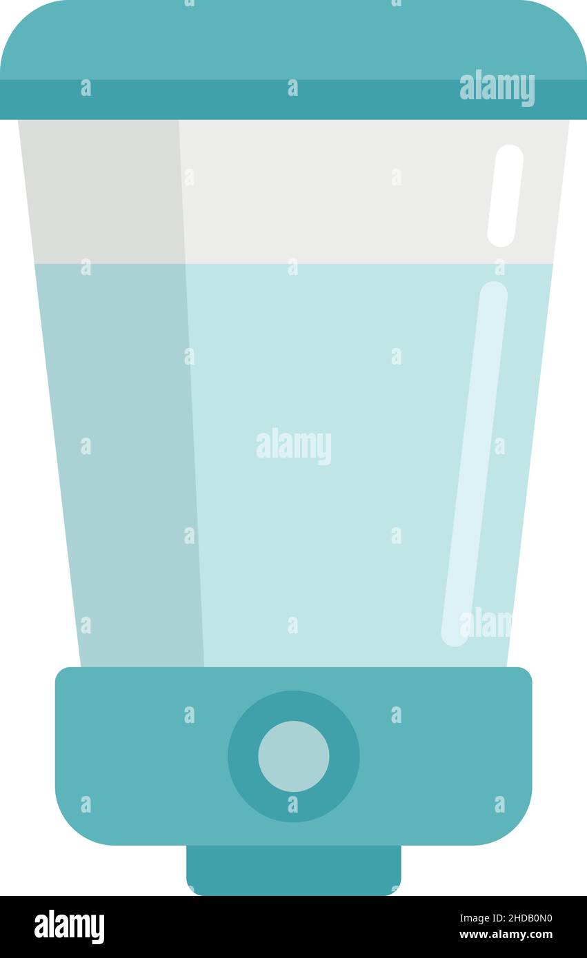 Soap wall dispenser icon. Flat illustration of Soap wall dispenser ...