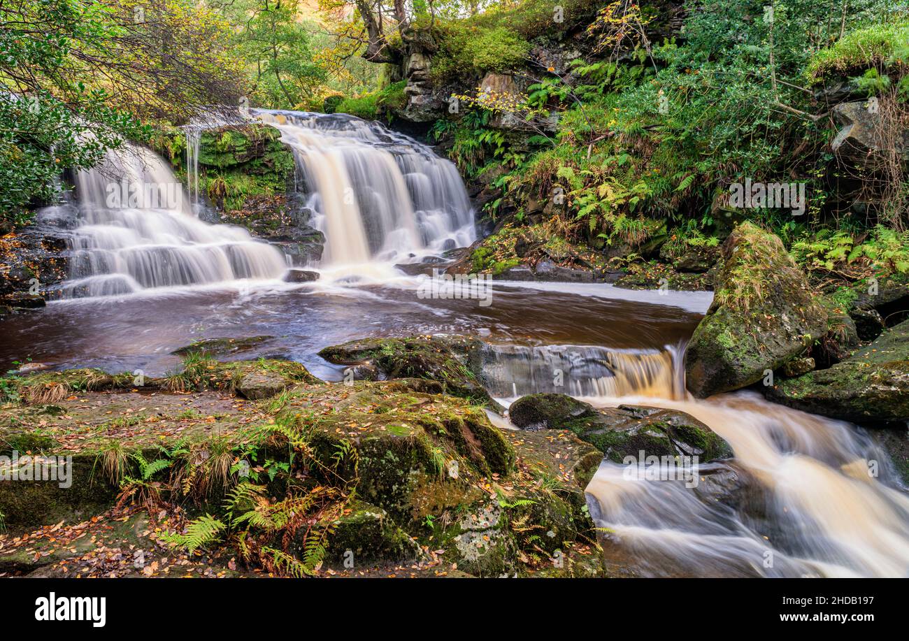Water Arc Foss waterfall near Goathland village Stock Photo - Alamy