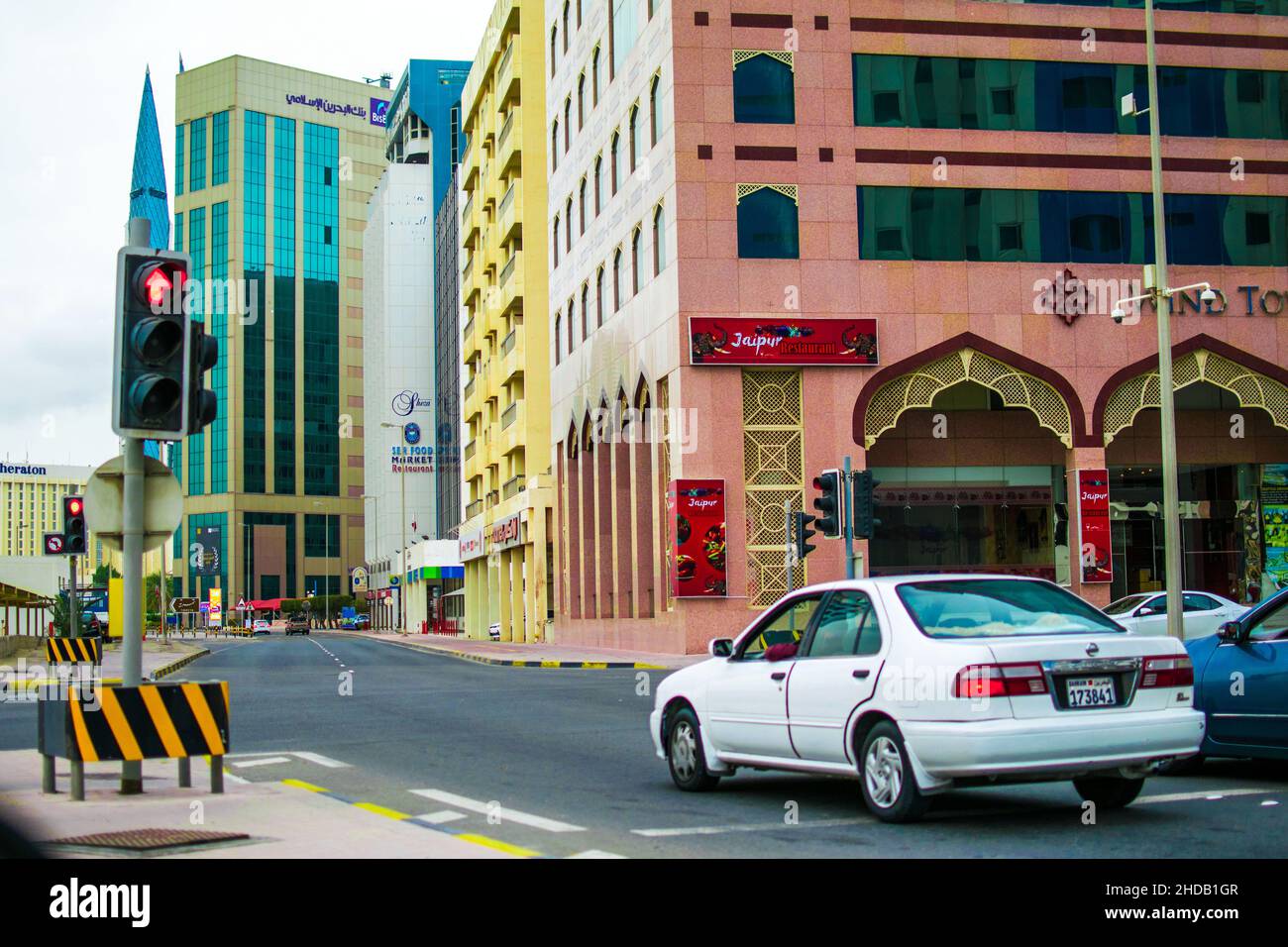 City street view of Manama Bahrain Stock Photo - Alamy