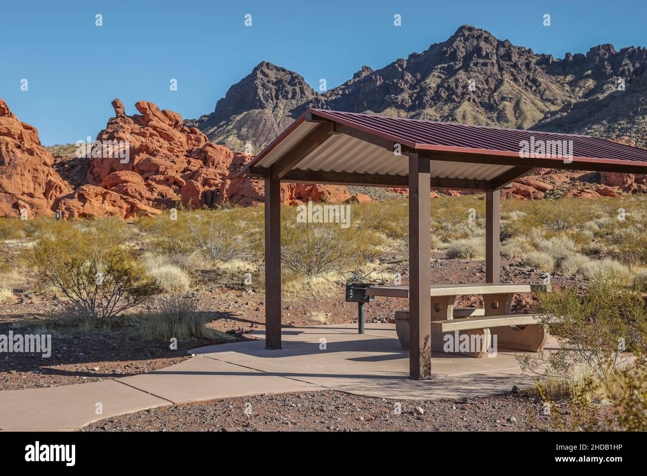 Redstone picnic area inside Lake Mead National Recreation Area Stock ...