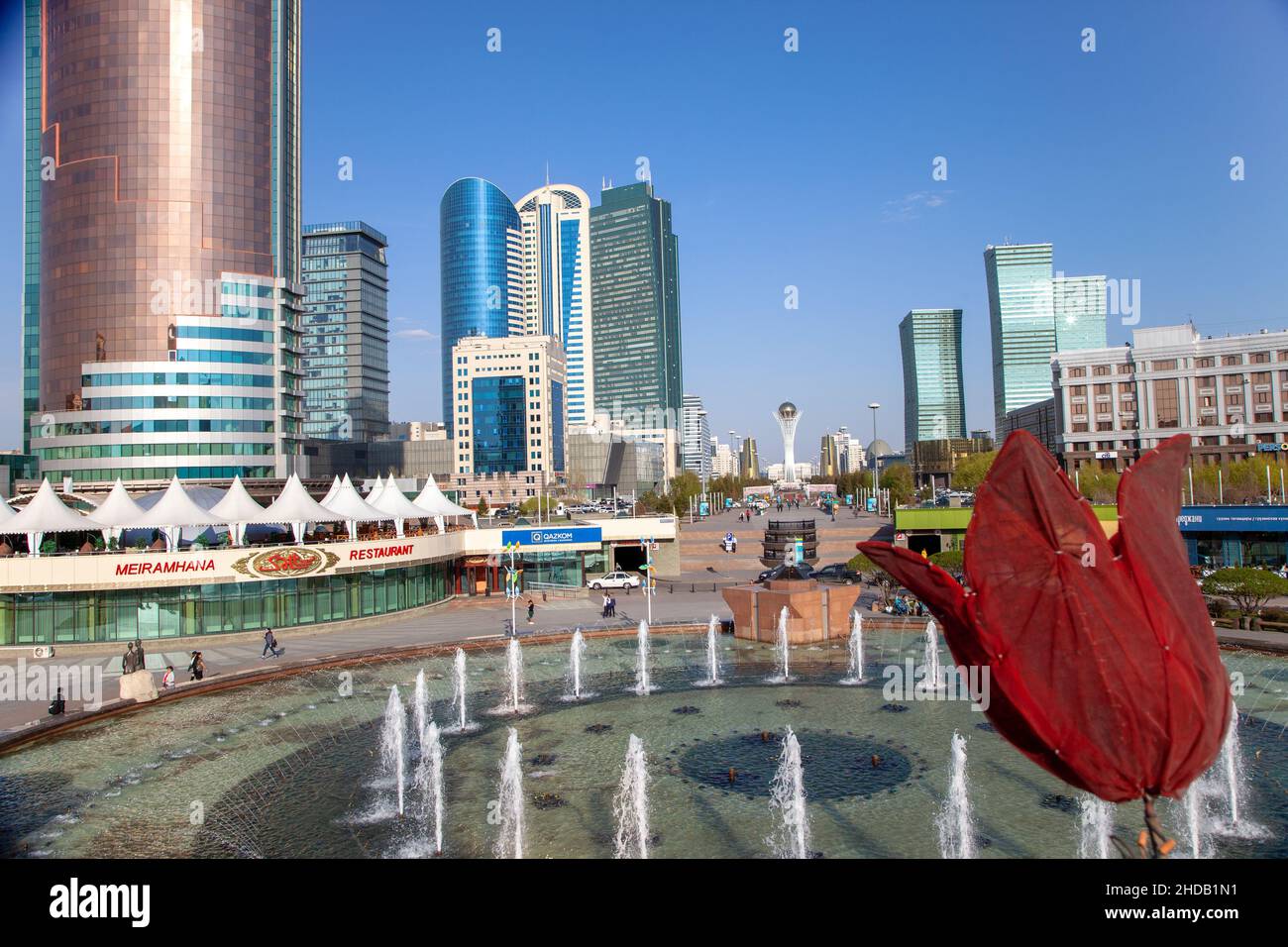 Nur Sultan,Kazakhstan - 05-03-2017:View of modern architecture and ...
