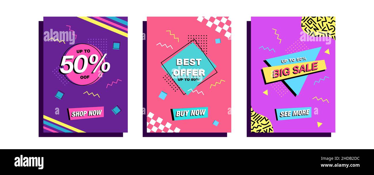 Set of graphics for flyers, poster, banners web | Discount, Sale, Black ...